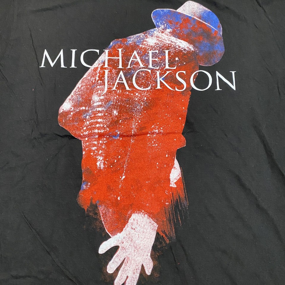 Michael Jackson Vintage Y2K Graphic T Shirt Deadstock Tultex Tag L Pop ...