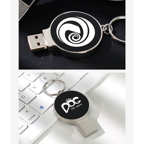 50PCS Custom Glowing Metal USB Drives - 1-16GB LED Logo Promot Gifts ...