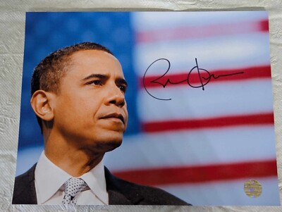 President Barack Obama autographed 8 X 10 photo W/COA | eBay