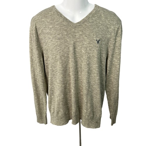 American Eagle V-Neck Sweater Lightweight Casual Knit Top, Mens Size ...