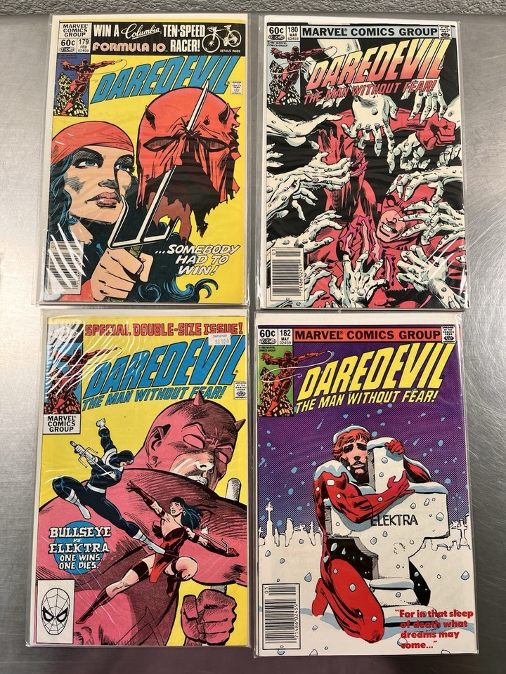Daredevil Bronze Age Lot #179 188| 10 Comics | Marvel Lot | Death Of ...