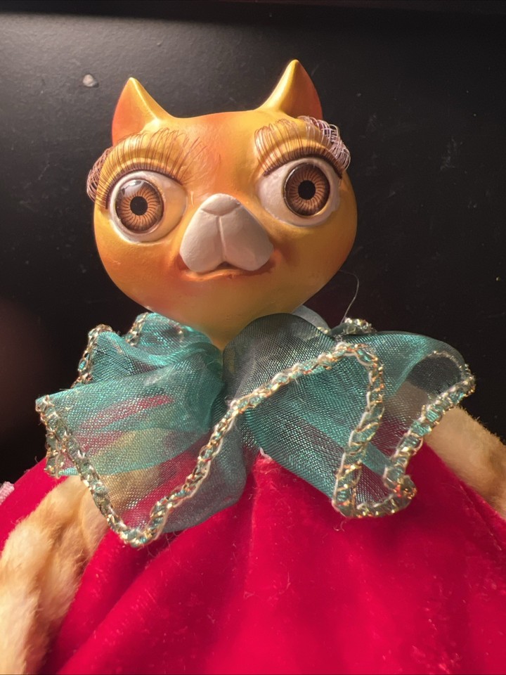 Katherine's Collection Fat Cat Christmas Ballerina Doll Dancing Kitty ...