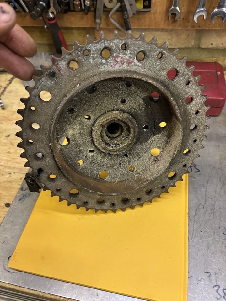 WD AJS Matchless Rear Hub With Sprocket | eBay UK