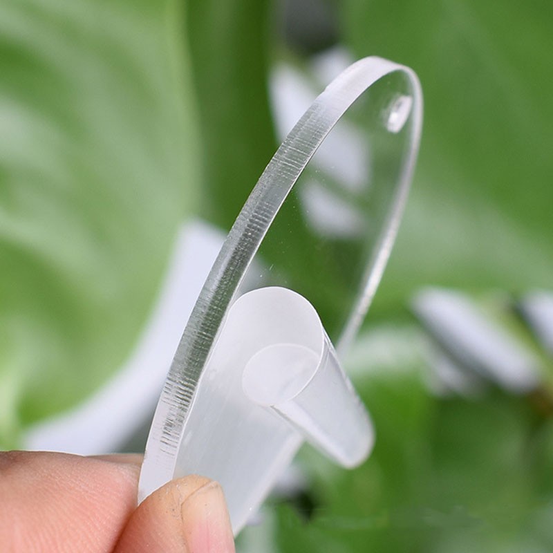 50Pcs Acrylic Keychain Blanks with Key Rings Round Clear Discs Circles Pen.MC | eBay