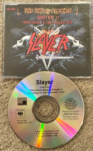 SLAYER “UNHOLY ALLIANCE/PREACHING TO THE PERVERTED” RARE LIVE DVD OUT ...