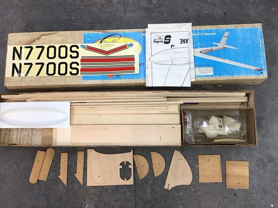 Sterling Models RC Plane Schweizer SGS 1-34 RC Sailplane | eBay