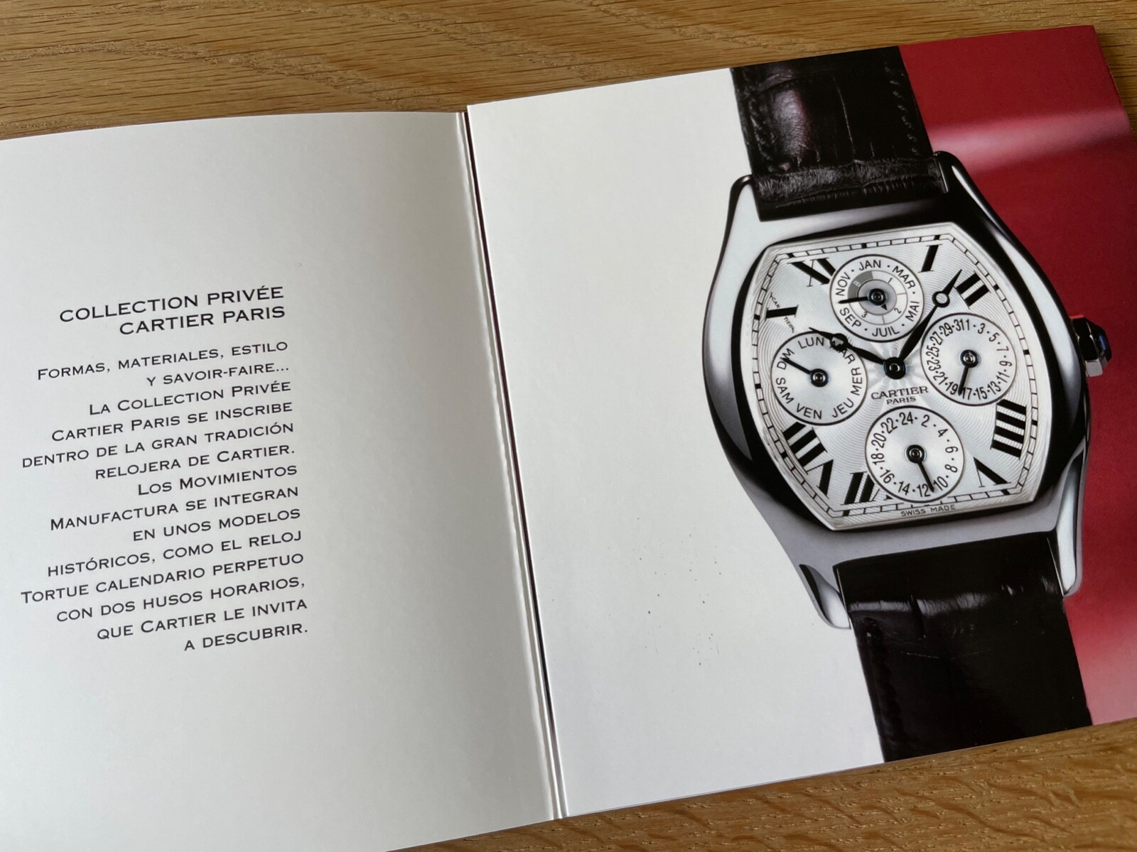 Folleto CARTIER Collection Privee Booklet - Paris - Watches Collectors ...