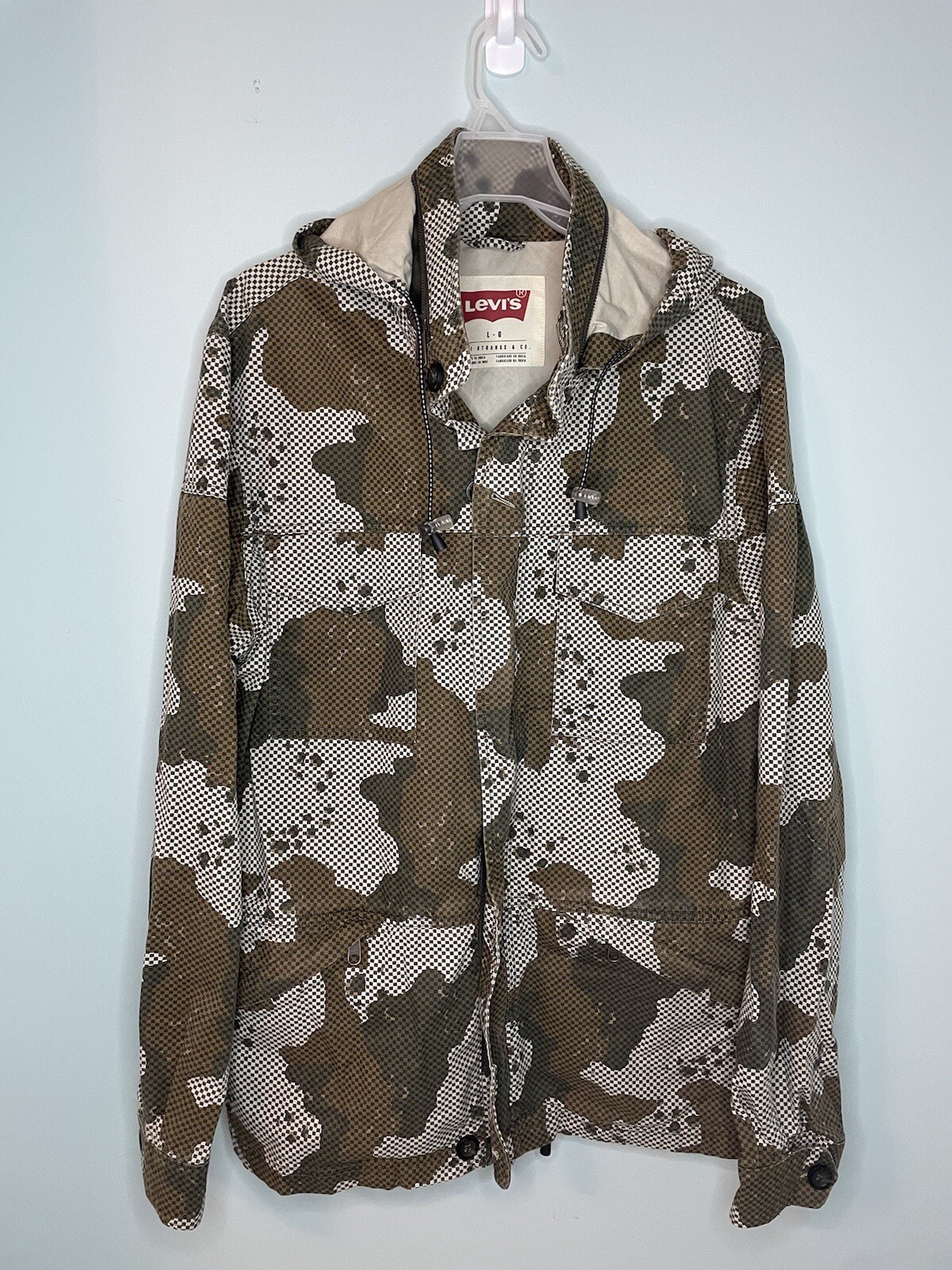Levi's Military Jacket M65 - Army Digital Camo w/ Hidden Hood ...