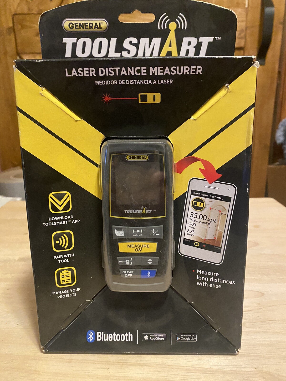 Toolsmart Laser Distance Measurer TS01 Bluetooth | eBay