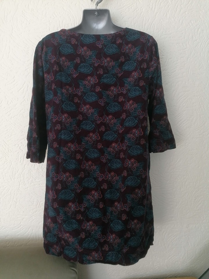 Seasalt Cornwall Port Gaverne Needle Cord Tunic Pockets Size 10 Purple ...