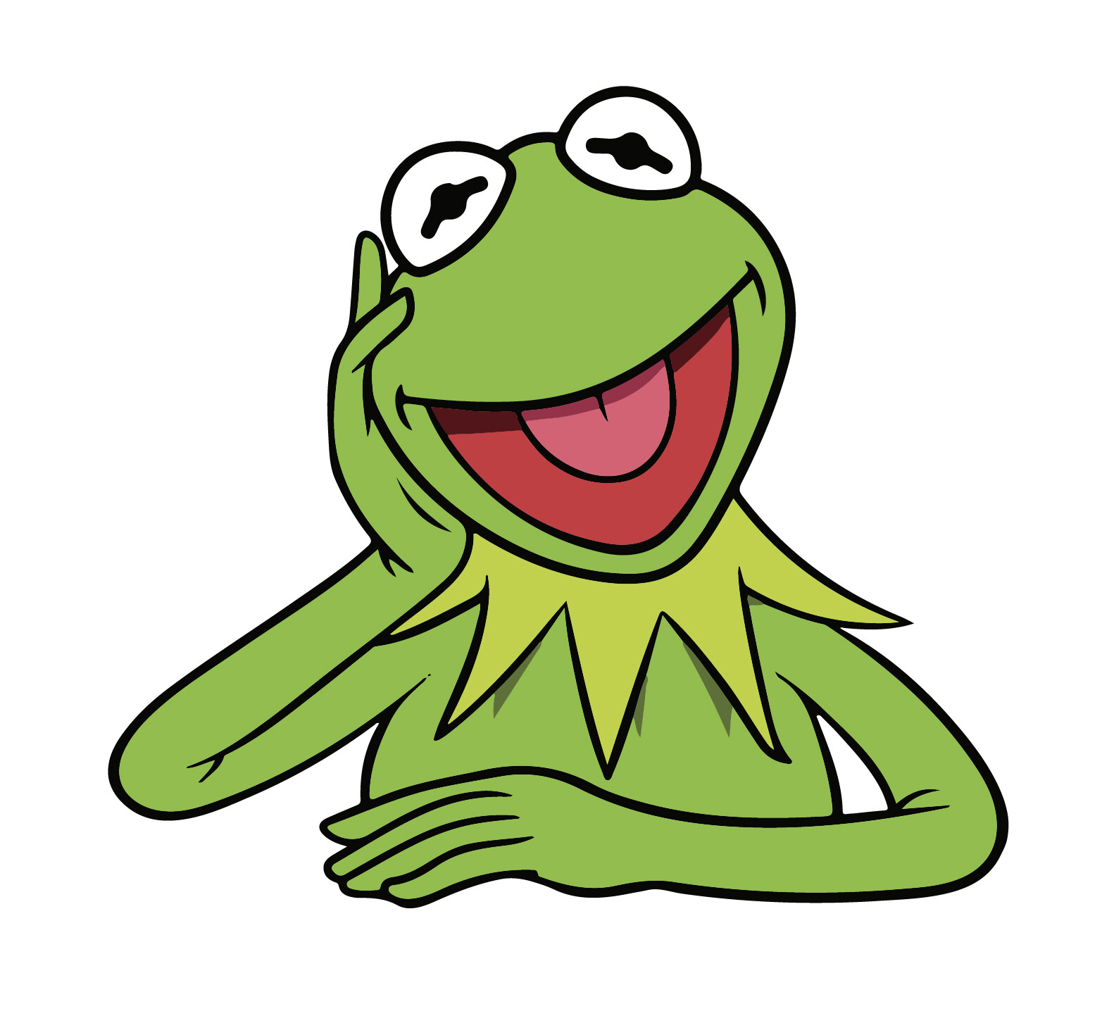 Kermit the Frog 3M STICKER cartoon Decal Sticker for laptop Bumper ...