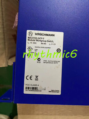 New Hirschmann MACH102-24TP-F 24-port industrial grade switch MACH102 ...