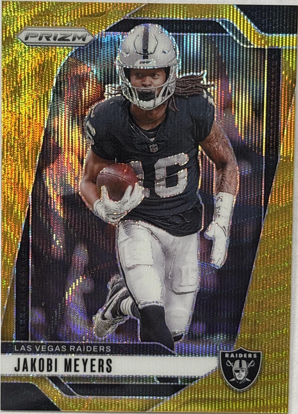 2024 Panini Prizm - Jakobi Meyers #151 Gold Wave Prizm /10 for sale ...