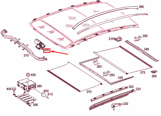 NEW MERCEDES-BENZ E W211 SUNROOF ELECTRIC MOTOR A2118202742 OEM | eBay