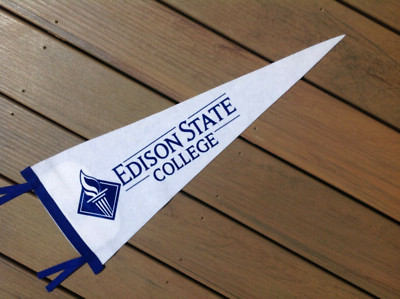 Piqua, Ohio EDISON STATE COLLEGE Pennant | eBay