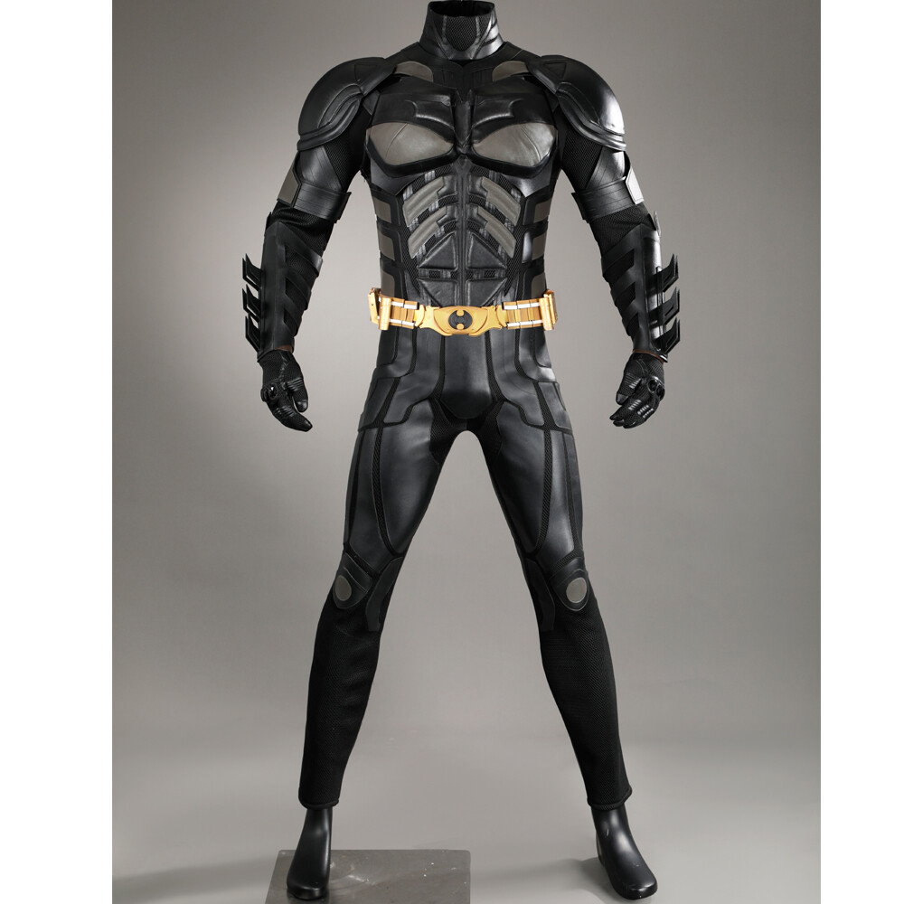The Dark Knight Rises Batman Cosplay Costume Accessories Bruce Wayne ...