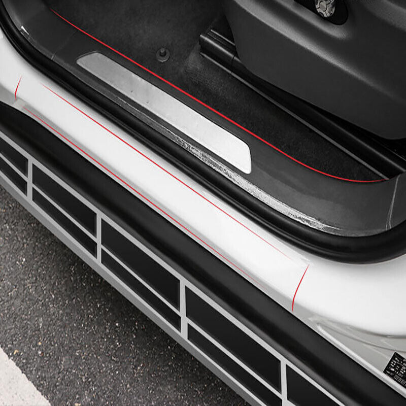 For Toyota Car door Plates Sill Scuff Cover Anti Scratch Decal-Sticker ...