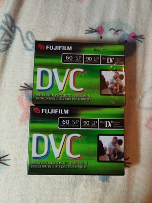 2x FujiFilm DVC Mini DV Digital Video Cassette Tapes 60 Minute - New ...