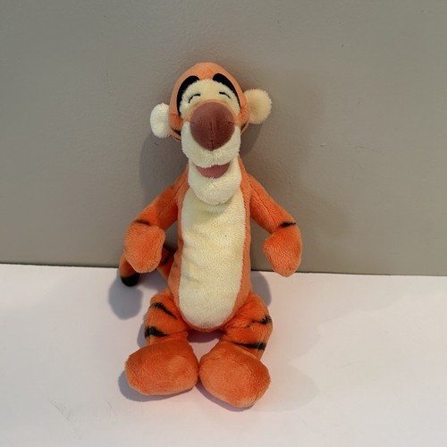 Disney Store Tigger Plush Beanie 9" Standing Winnie the Pooh Stuffed ...