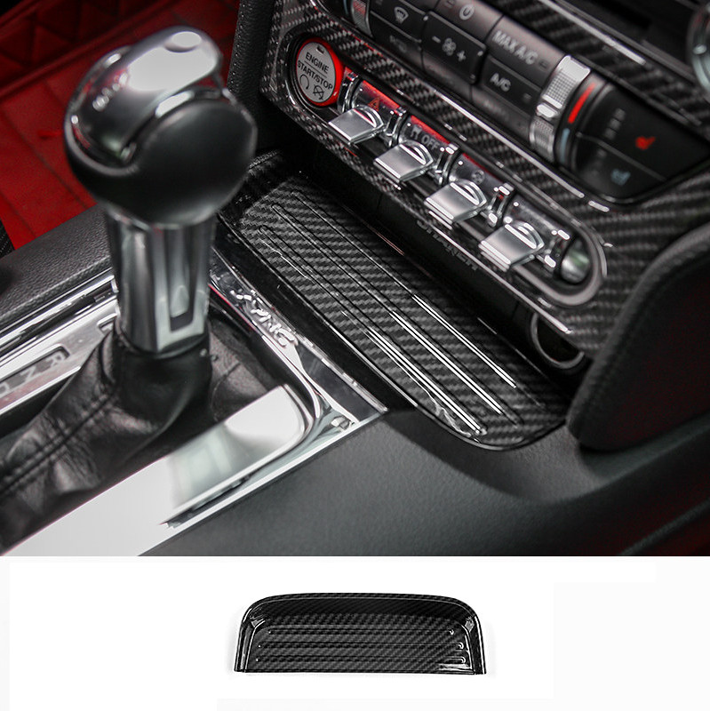 Carbon Fiber Interior Center Change Coin Tray Box For Ford Mustang 2015 ...