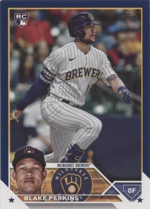 2023 Topps Update Series - Blake Perkins #US242 Royal Blue (RC) for ...