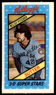 1980 KELLOGG'S XOGRAPH 3-D HOWARD BRUCE SUTTER CHICAGO CUBS #10 | eBay