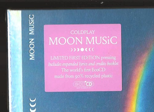 New sealed 2024 COLDPLAY Moon Music EcoCD with signed art card | eBay