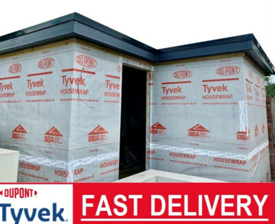 ️Tyvek Housewrap Timber Frame Breather Membrane 1.4m Wide Buy from 1m ...