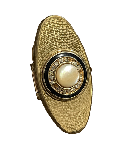 Stratton England Vintage 1970s Mirror Ring Adjustable Statement Jewelry ...