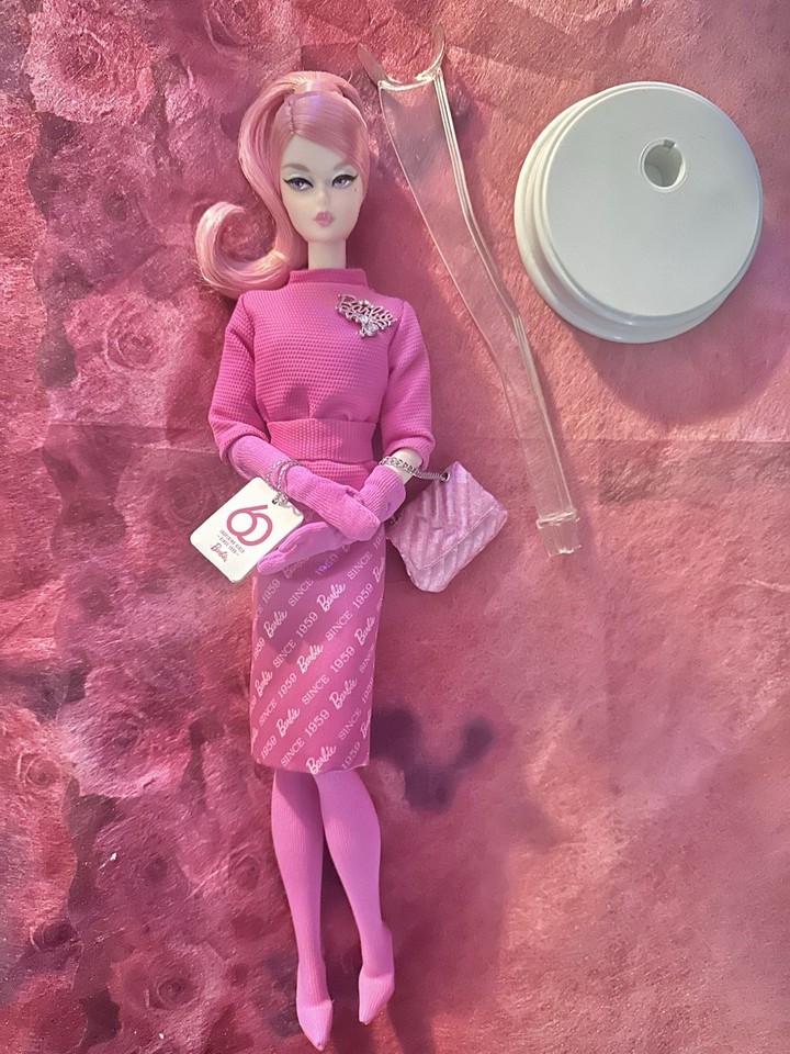 Barbie Silkstone Proudly Pink 60th Anniversary Fashion Doll | eBay