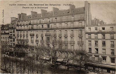 CPA PARIS 17e-Square Monceau-Boulevard Batignolles (322306) | eBay