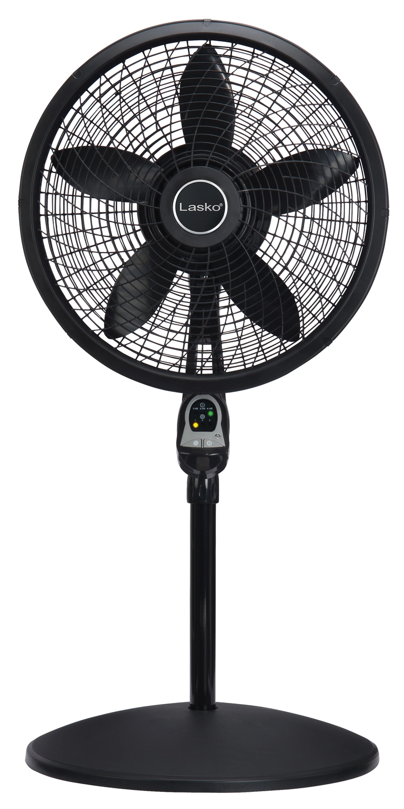 Lasko 18" 3-Speed Oscillating Cyclone Pedestal Fan with Remote and ...