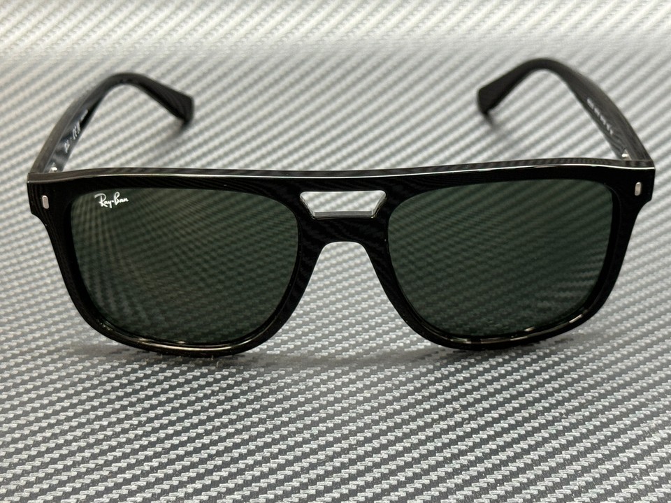 RAY BAN RB2213 901 31 Black Green Unisex 58 mm Sunglasses | eBay