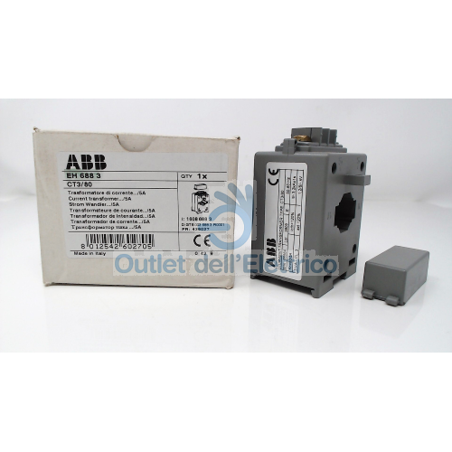ABB Ct3/80 Transformer Current IPRIM 80 a Class 3 - 3va EH 688 3 for ...