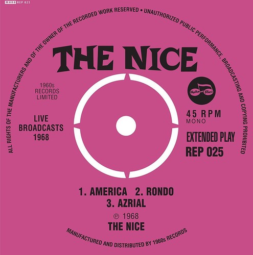 Nice Live Broadcasts 1968 EP 7 Inch Vinyl REP025 NEW 5060331751496 | eBay