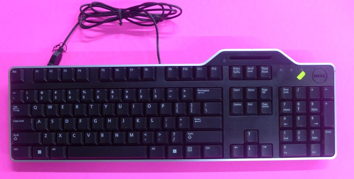 (Lot of 5) GENUINE Dell US Smartcard Wired USB Keyboard KB813 XRD46 | eBay