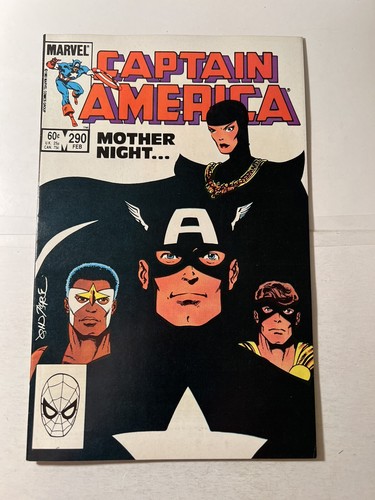 Captain America #290 (1st Mother Superior Sin Synthia Schmidt, Marvel ...
