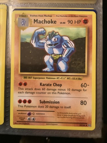 Machoke 58/108 XY Evolutions Pokemon TCG Card NM | eBay