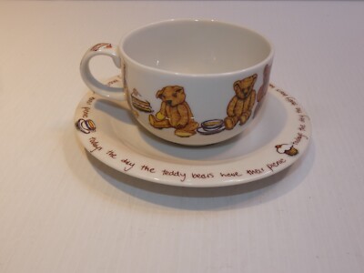 Paul Cardew "Ted-Tea" Teddy Bear Design Cup/Saucer | eBay
