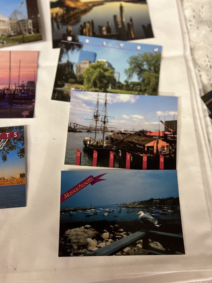 50 Vintage Chrome Postcards New England States Unused By Schellmark inc ...