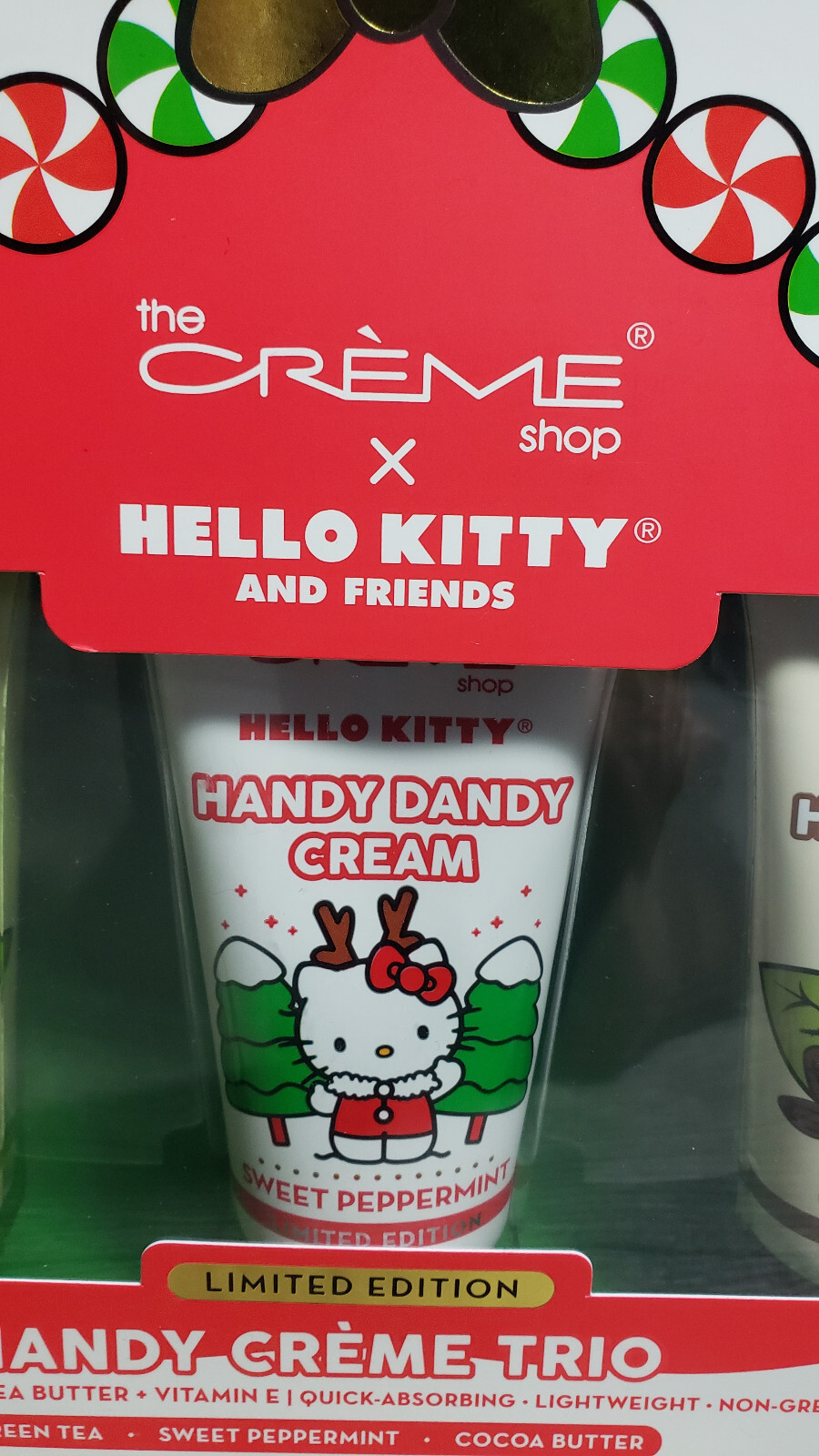 Crème Shop Hello Kitty & Friends Holiday Handy Dandy Creme 3 Set Lmtd ...