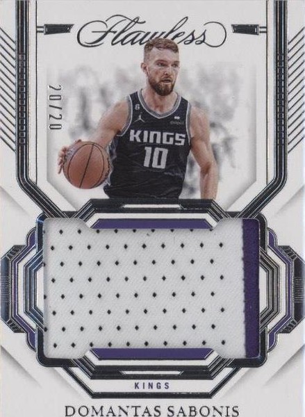 2022-23 Panini Flawless - Patches #PAT-SAB Domantas Sabonis /20 (MEM ...