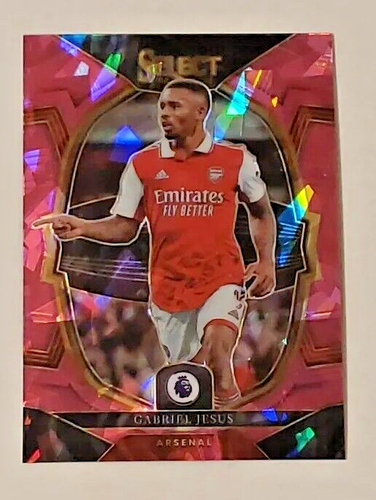 2022-2023 Select Gabriel Jesus Premier League Arsenal Prink Prizm #10 ...