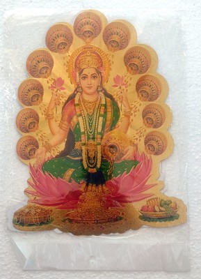 Hindu God Sticker Goddess Laxmi 8.5x3.5 Inch Approx Pack of 2 | eBay