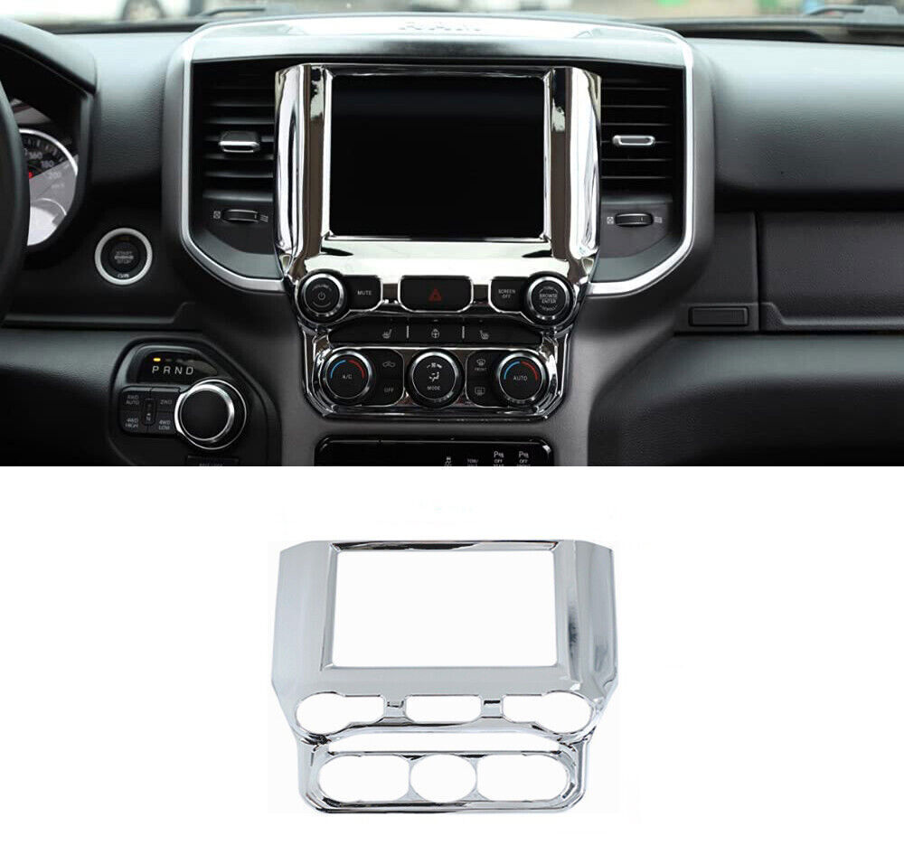 Center Console Navigation Panel Cover Trim For Dodge Ram 1500 2018 ...