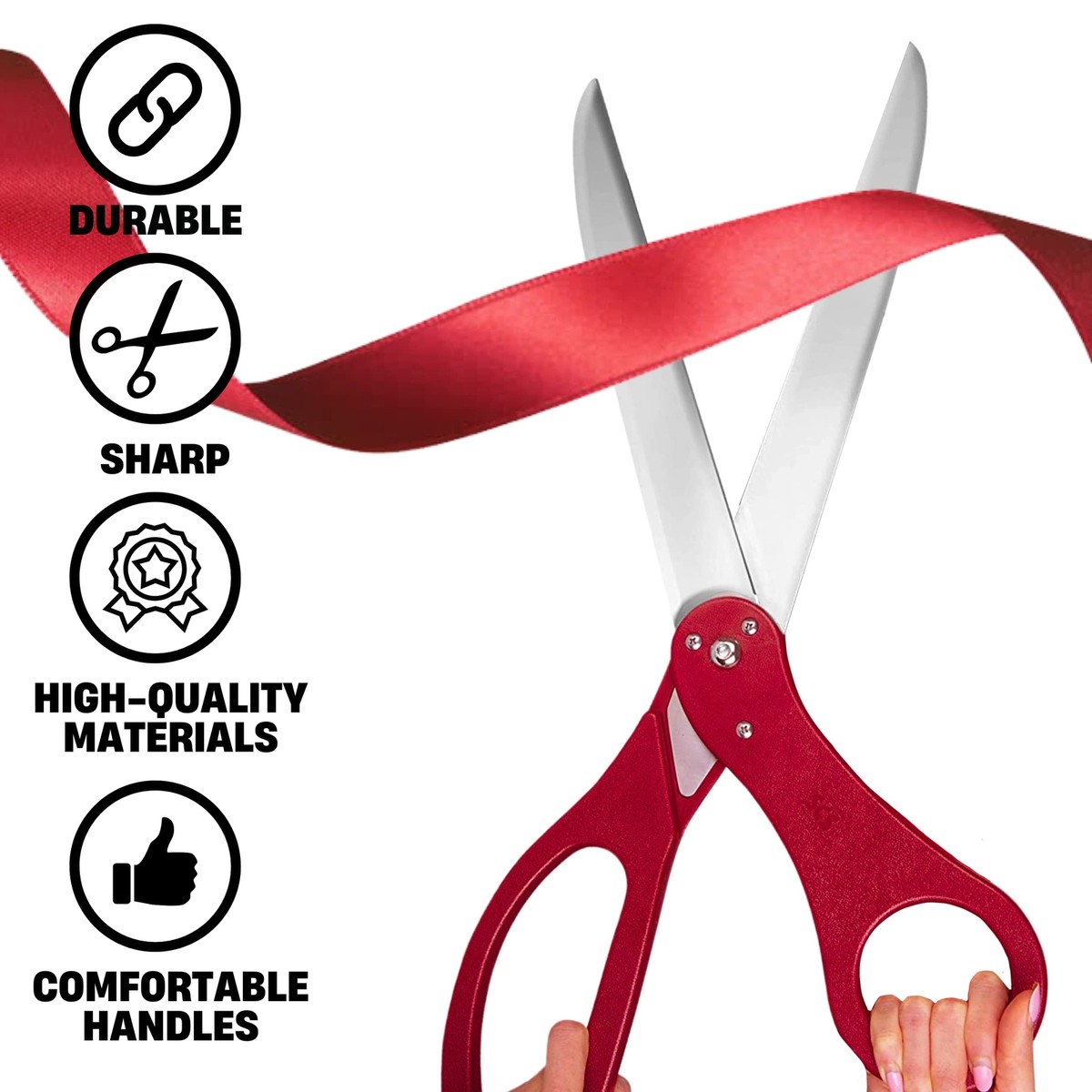 Giant Ribbon Cutting Scissors Giant Ceremony Ribbon Cutting Scissors