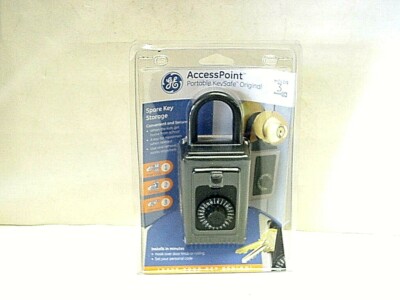 GE Access Point Portable Keysafe Padlock, holds 3 keys | eBay
