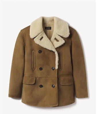 Buck Mason ROPER SHEARLING PEACOAT | eBay