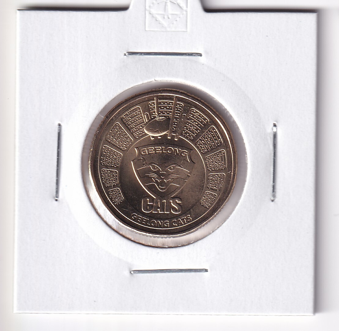 AUSTRALIAN: 2024 $1 AFL TEAM GEELONG CATS UNC COIN IN 2X2 HOLDER . | eBay