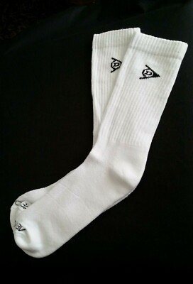 Dunlop Ladies 1 Pair White Performance Crew Socks Size UK 4 - 8 | eBay UK